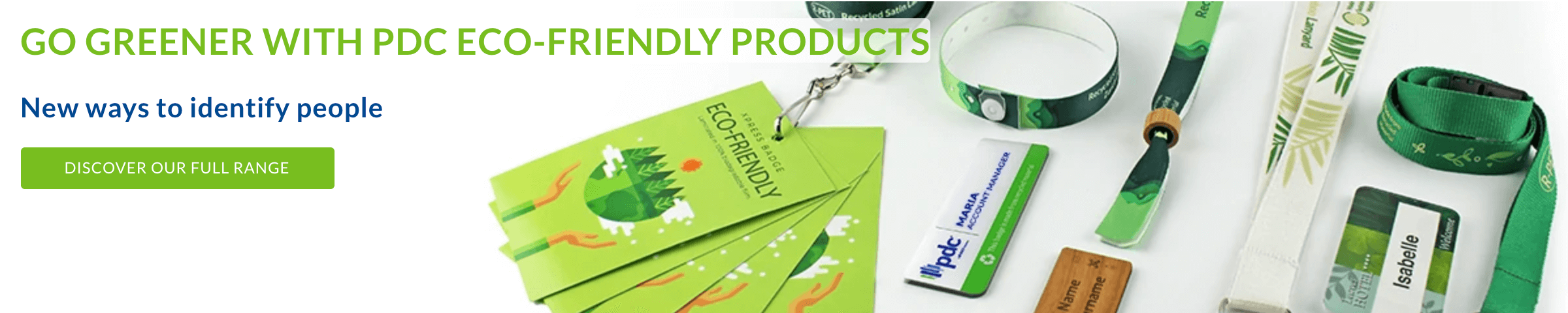 PDC Ireland - No.1 Name Badges & ID Wristbands Manufacturer | PDC